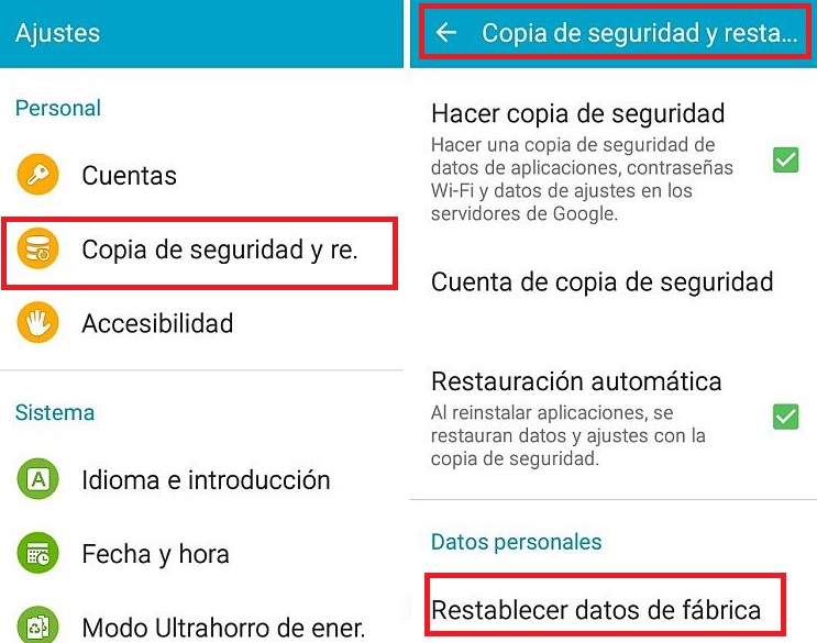 Como formatear un móvil con Android – Soporte911